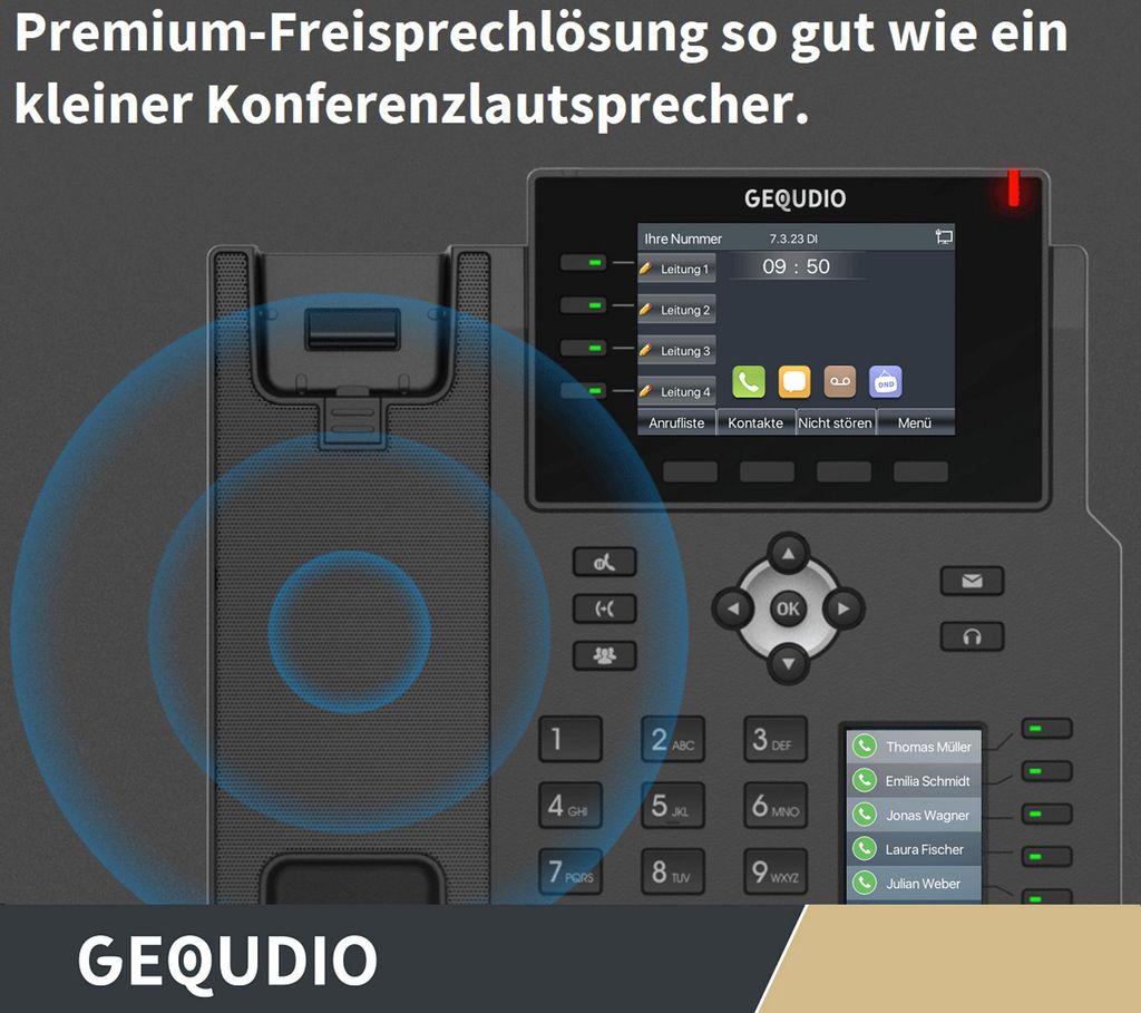 GEQUDIO GX5+ IP-Telefon Set mit Netzteil & | Kaufland.de