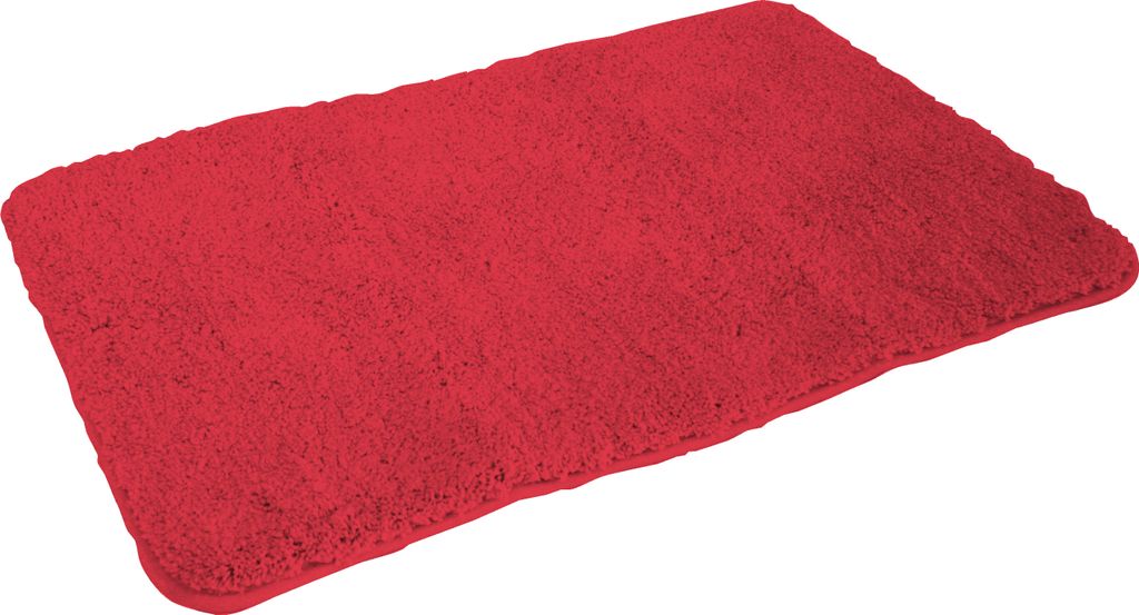 Mikrofaser-Badematte 70 x 120 cm, Rot | Kaufland.de