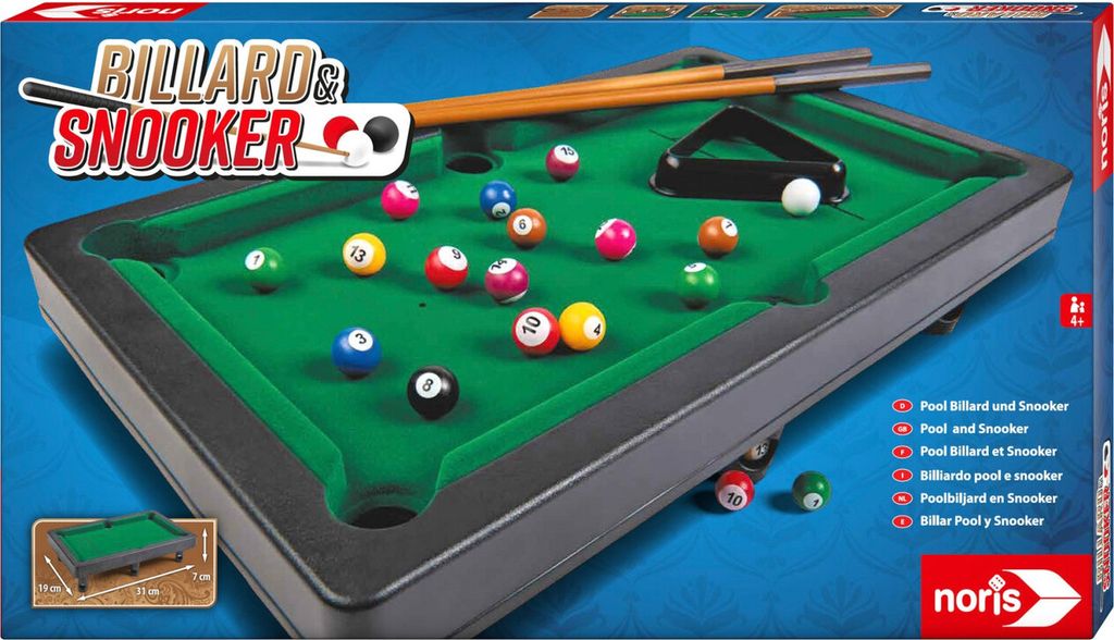 Simba Dickie Noris Pool Billard & Snooker -minibiljardi