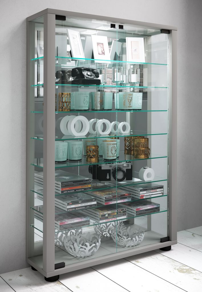 VCM Holz Glas Vitrine Sammel Glasvitrine | Kaufland.de