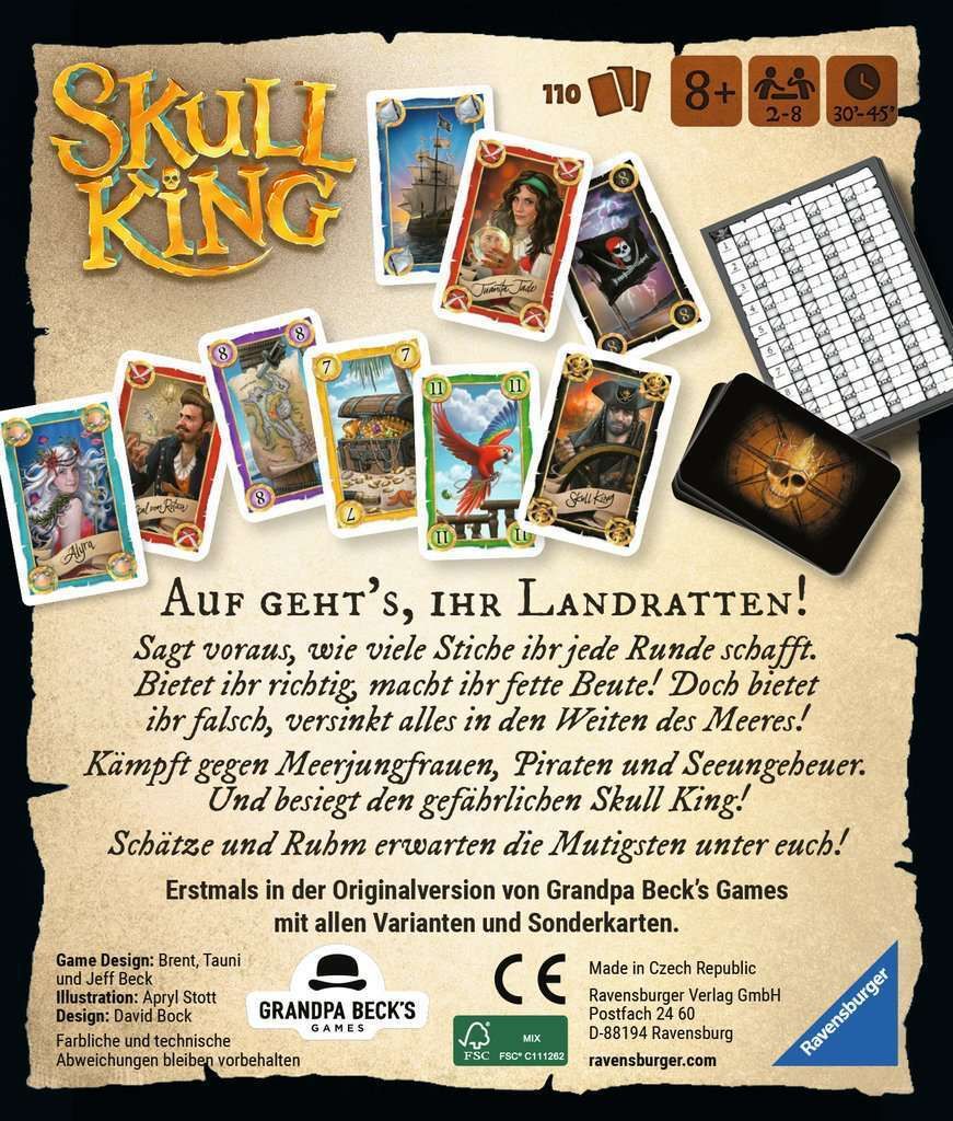 Skull King Ravensburger 22578 Brettspiel | Kaufland.de