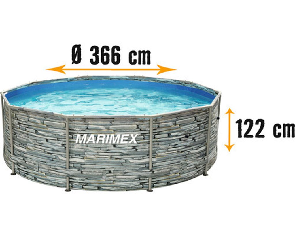Aufstellpool Framepool Marimex Florida rund Ø | Kaufland.de