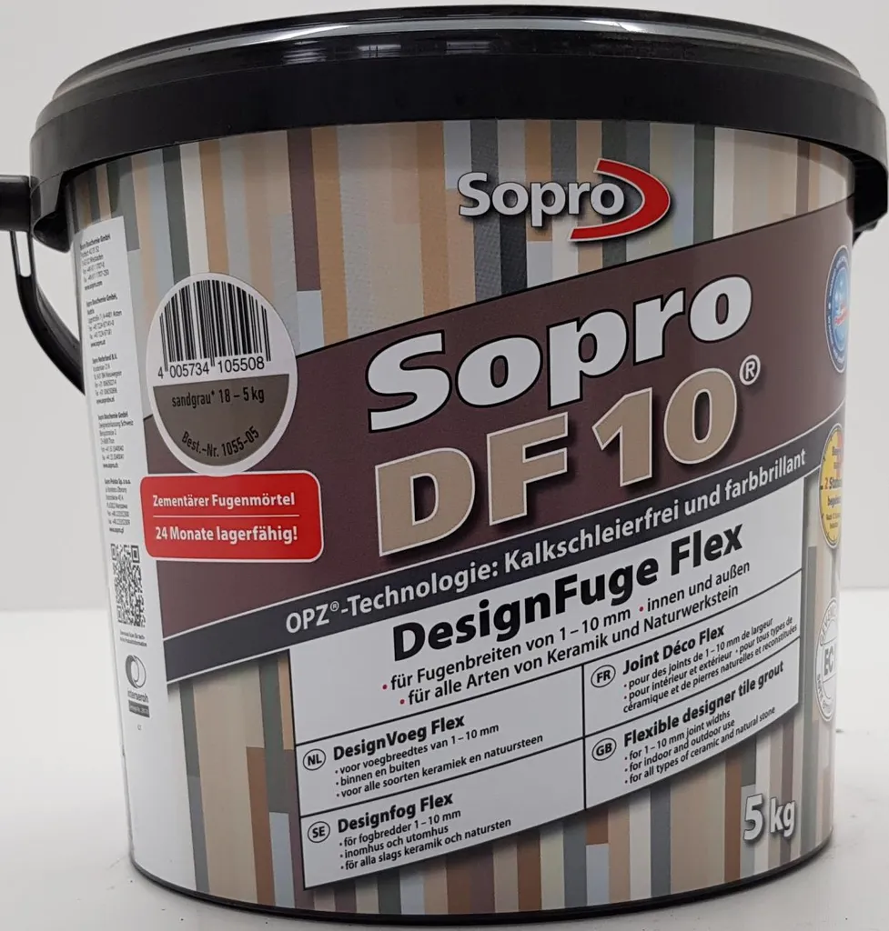 Sopro DesignFuge Flex DF 10 Sandgrau 18 5kg | Kaufland.de