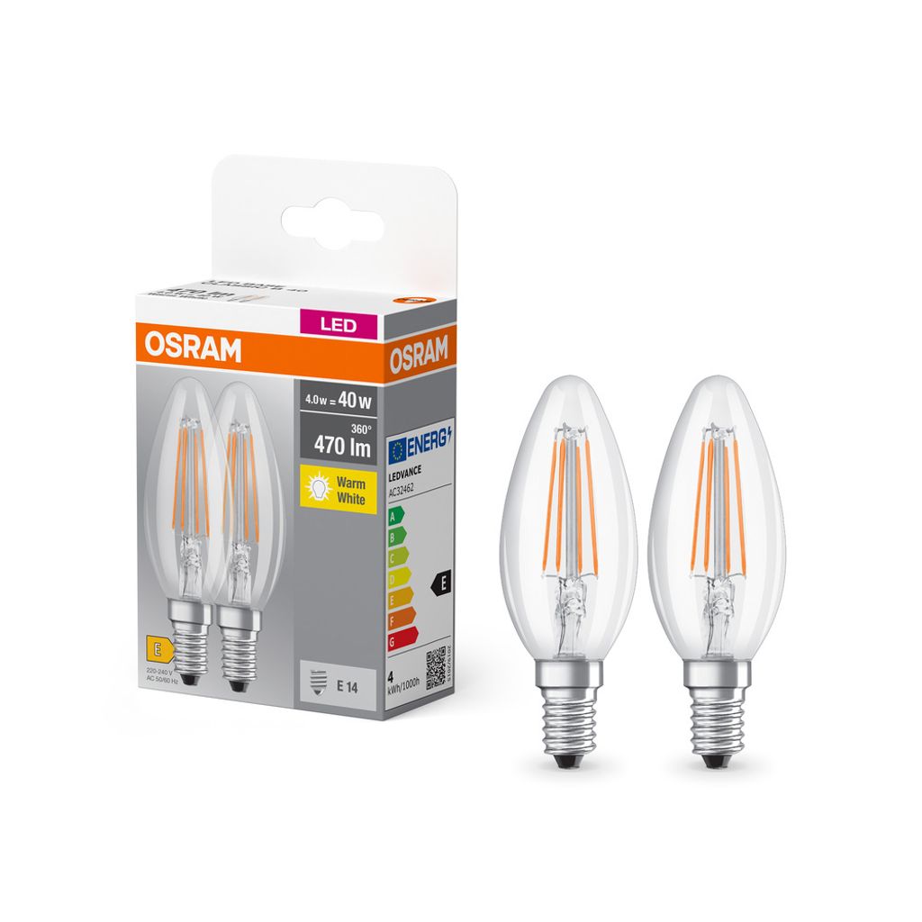 LED žárovka OSRAM BASE CLASSIC B FIL 40 s | Kaufland.cz