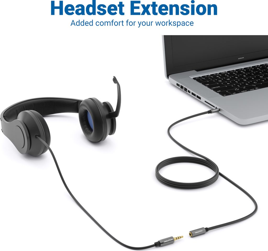 deleyCON 5m Headset Verlängerung CTIA 4 Polig | Kaufland.de