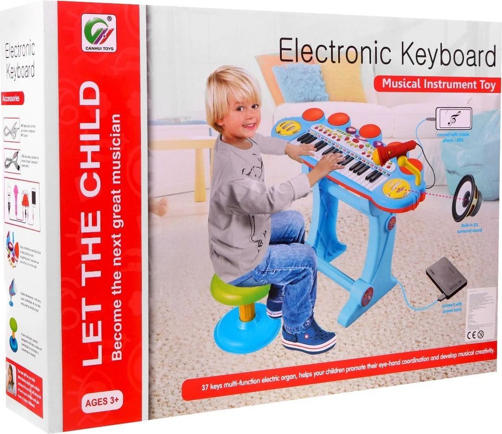 Kinder-Keyboard-Musik-Set Snare Drum Mikrofon | Kaufland.de