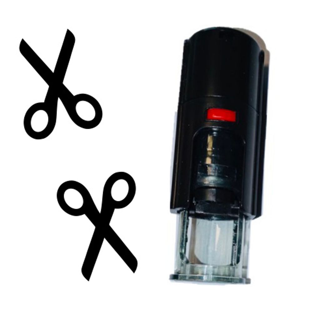 Nůžky na razítka s motivem Ø10 mm, (černé) | Kaufland.cz