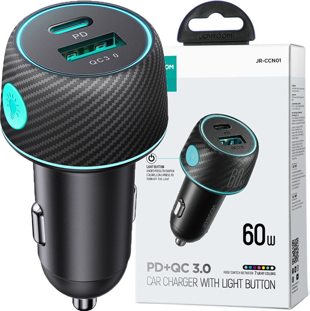 Rychlonabíječka do auta 60W USB-C USB-A | Kaufland.cz