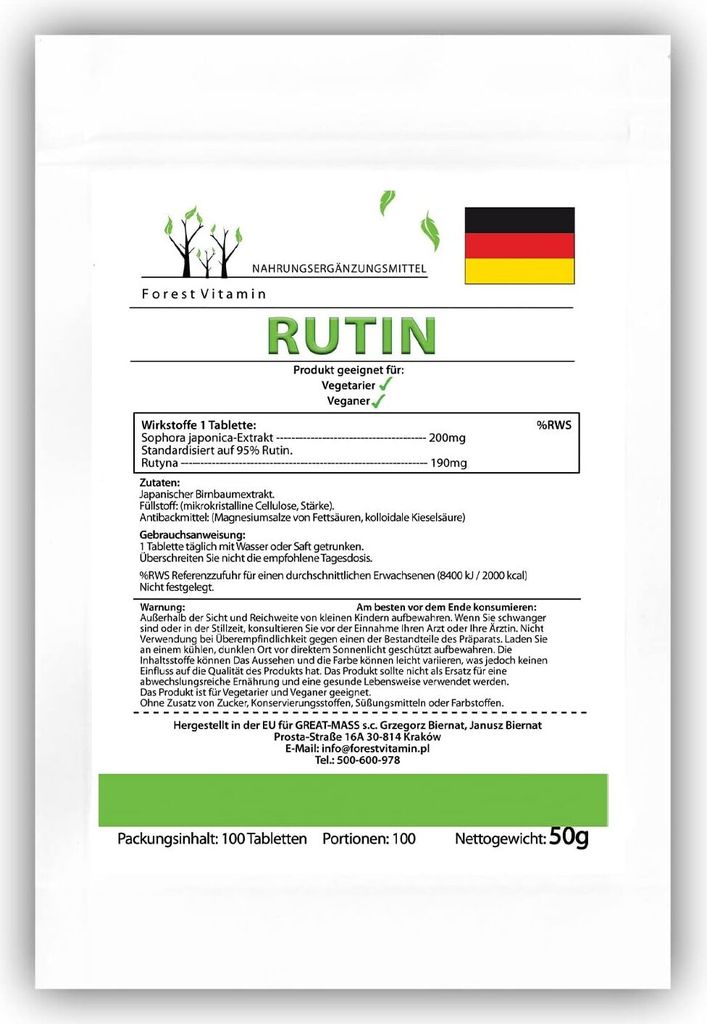 Forest Vitamin Rutin Natürlich Bioflavonoid | Kaufland.de
