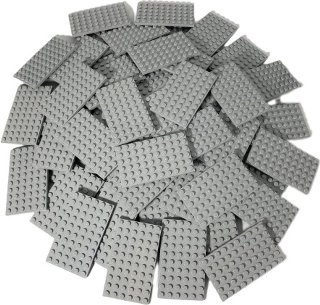 LEGO® 6x10 Platten Bauplatten Hellgrau - 3033 NEU! Menge