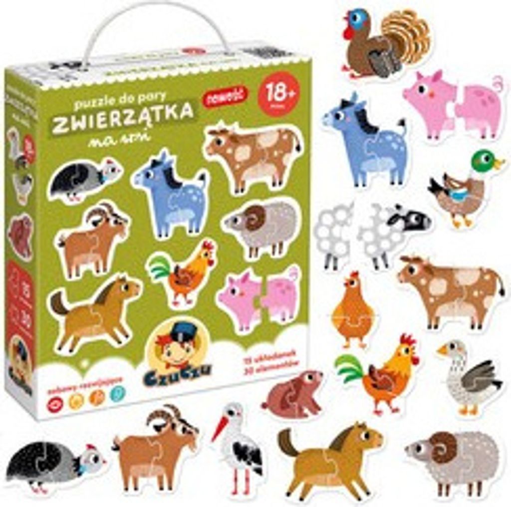 CzuCzu Párovacie puzzle Zvieratá v prírode ZA4155