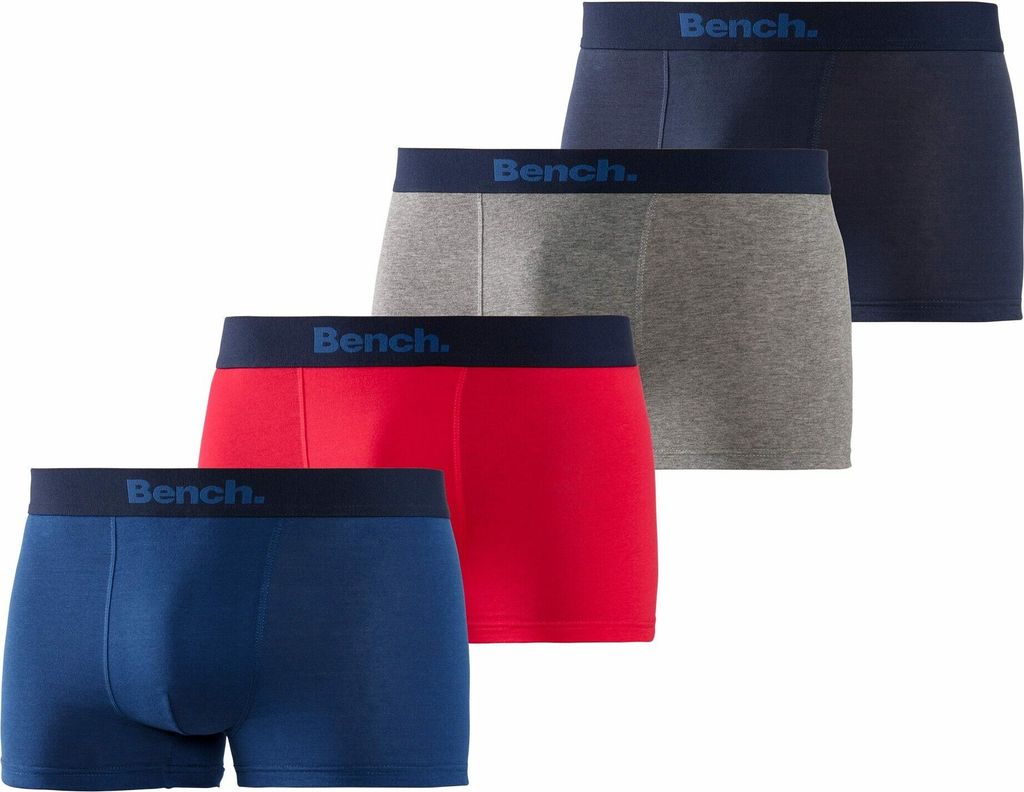 Bench Boxer 4 er-Pack rot, blau, | Kaufland.de