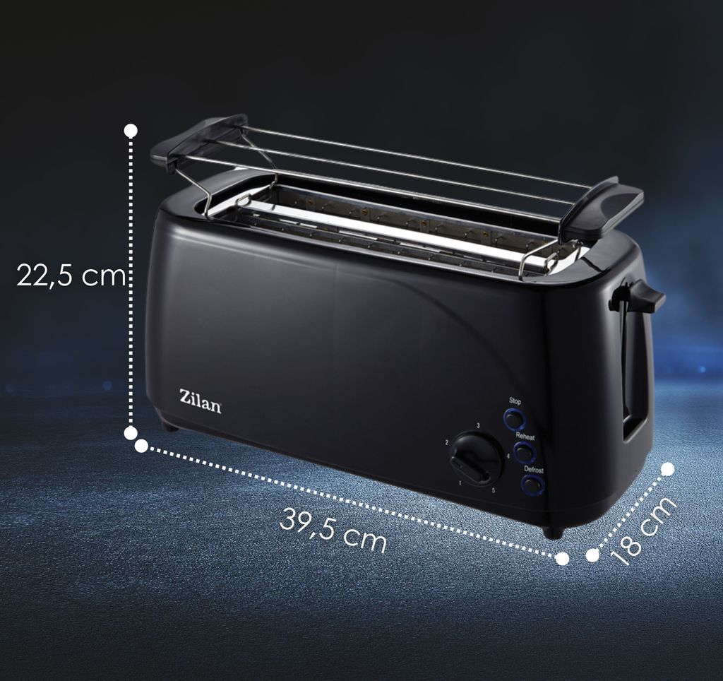 Zilan Toaster Langschlitz | 4 Scheiben | Kaufland.de