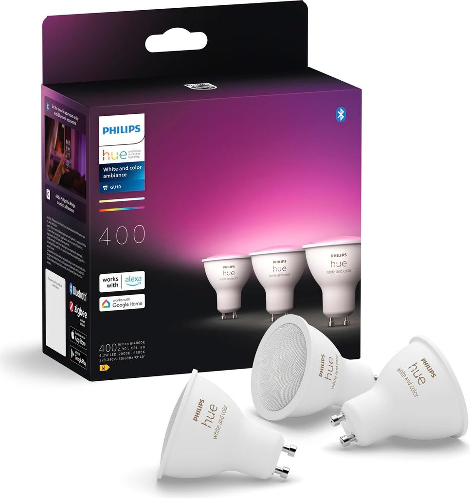 Philips Hue GU10 smarte Lampe, weißes und | Kaufland.de