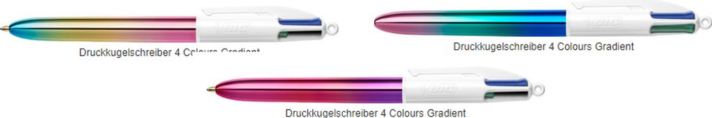 BIC Retractable biros 4 Colours Gradient | Kaufland.cz