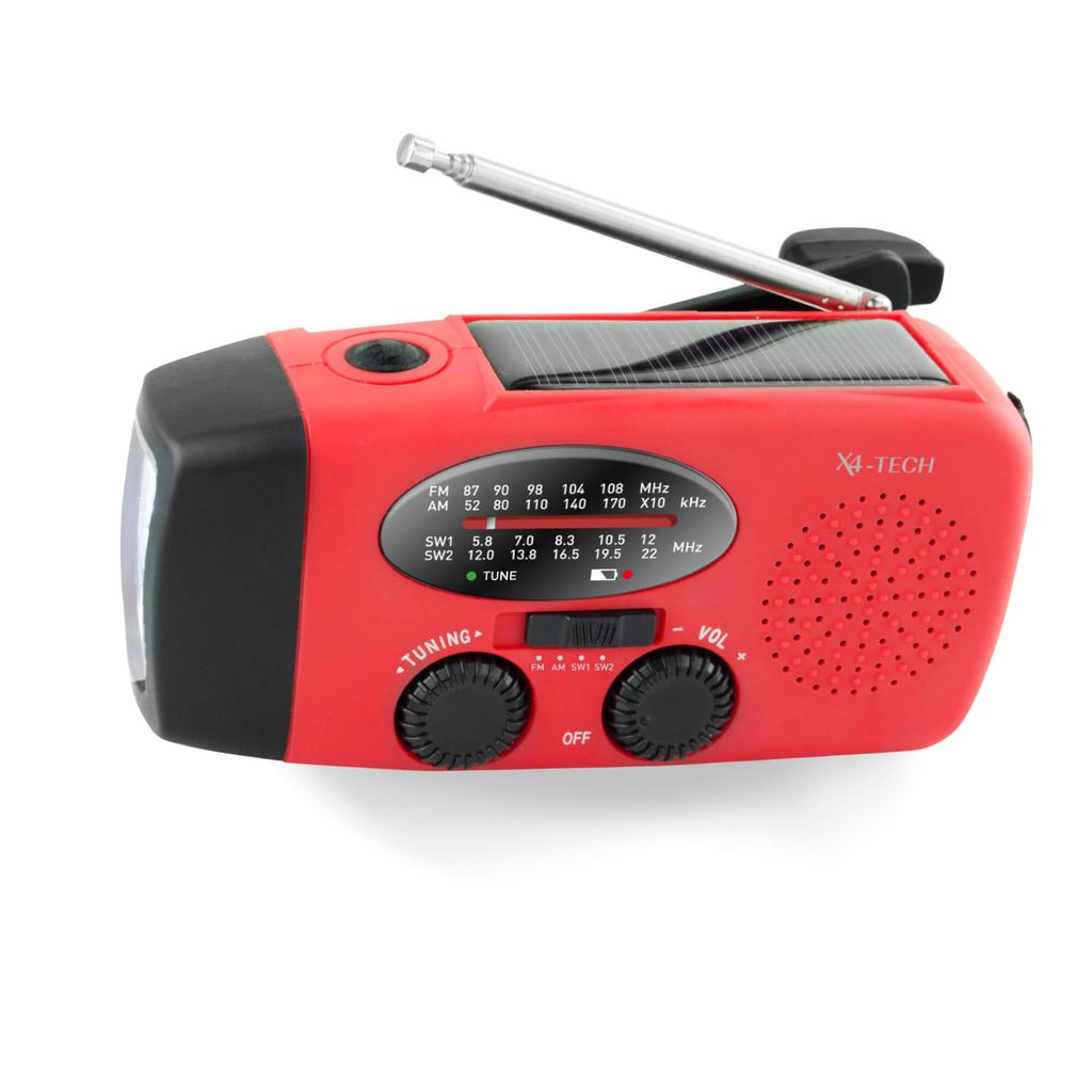 X4-TECH FM/AM Solar-Kurbelradio mit 1W | Kaufland.de
