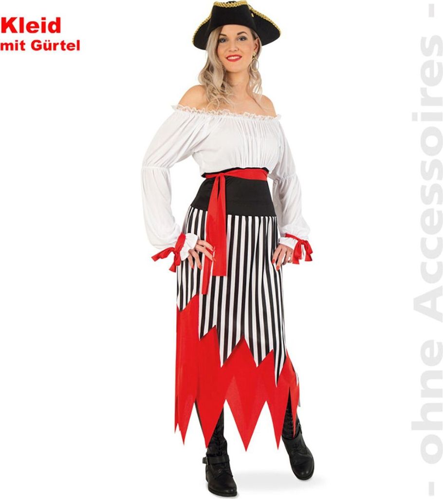 Fri - Damen Kostüm Piratin Kleid mit Gürtel | Kaufland.de