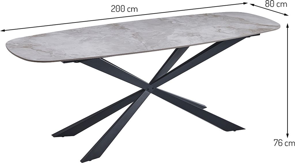 Milton & Oldbrook Esstisch 200 cm Oxford | Kaufland.de