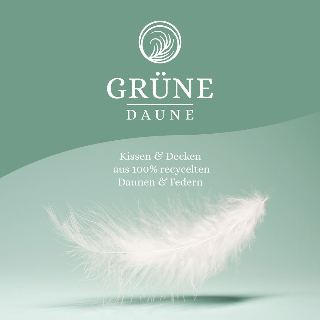 GRÜNE DAUNE Federkissen für Bauch- und | Kaufland.de