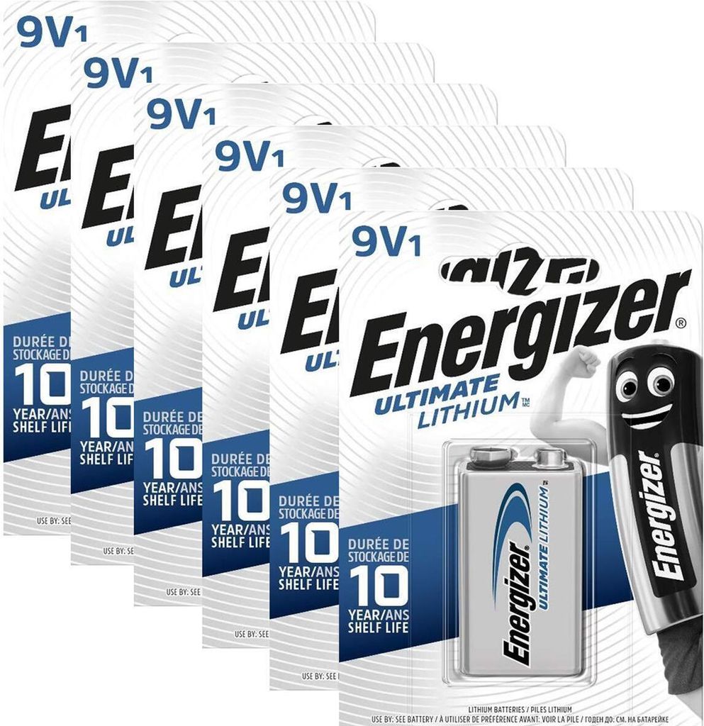 6 x Energizer 9V Block Lithiumbatterie | Kaufland.de