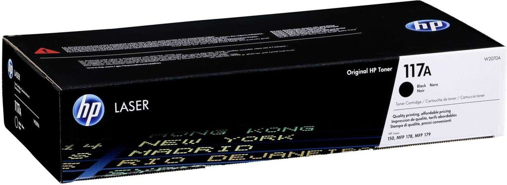 HP 117A - čierna - originálny toner (W2070A)