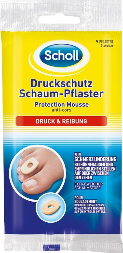 Scholl Cerotti in schiuma di protezione dalla pressione 9