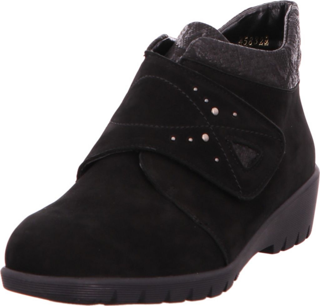 Waldläufer Kamela Bootie, Denver / Snak, Schwarz,