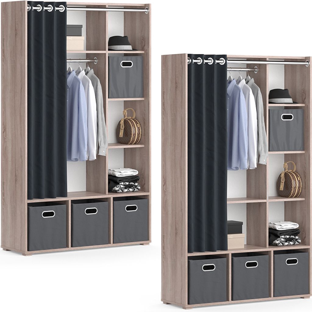 Vicco Wardrobe Luigi, 105.8 x 178.1 cm With | Kaufland.sk