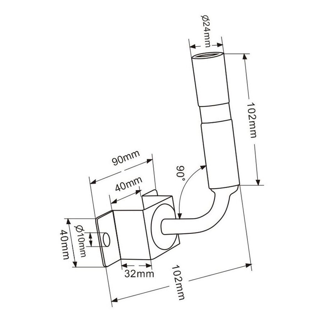 Halter für Rundumleuchte mit Gummikappe 90° | Kaufland.de