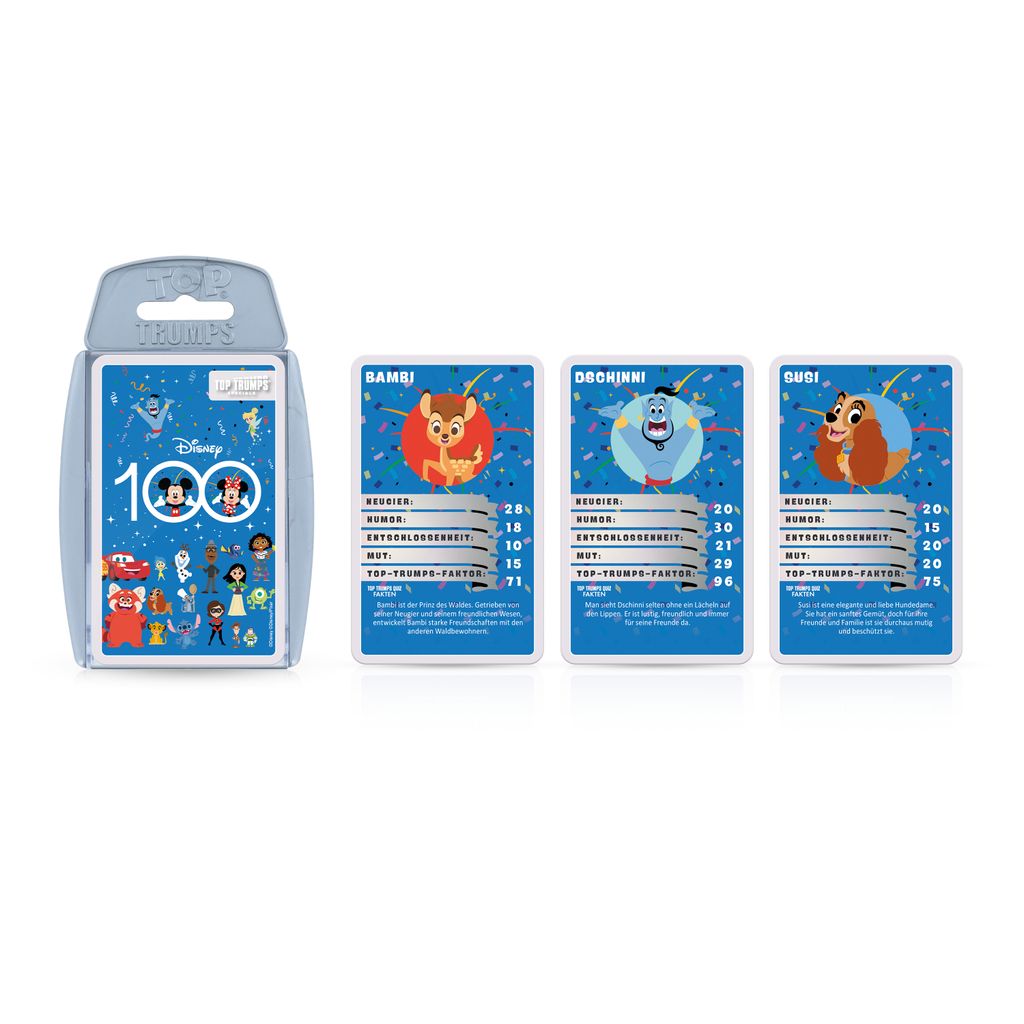 Top Trumps - Disney 100 Kartenspiel Quartett | Kaufland.de