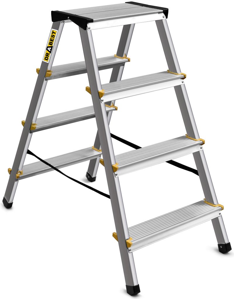DRABEST Trittleiter Klapptritt Alu Leiter 2 x | Kaufland.de