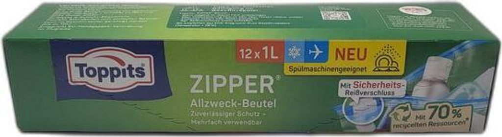 4 x Toppits Zipper Allzweck Beutel 1 Liter | Kaufland.de