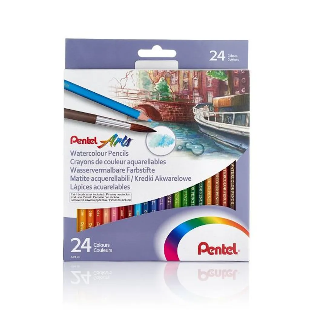 Pentel Buntstifte - wasservermalbar - 24 | Kaufland.de