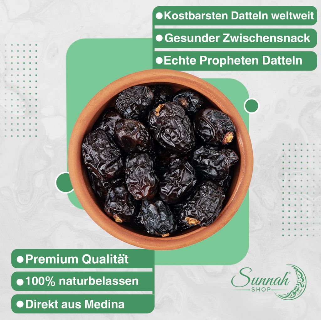 Sunnah Shop® Ajwa Datteln aus Medina 3 KG - | Kaufland.de