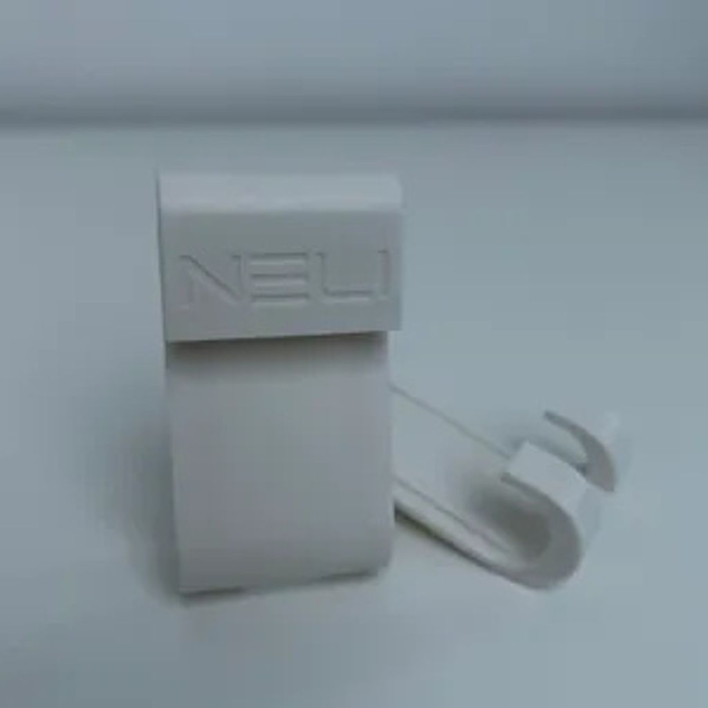 NELI Háčky na sklo do sprchy | 2 ks Bílá