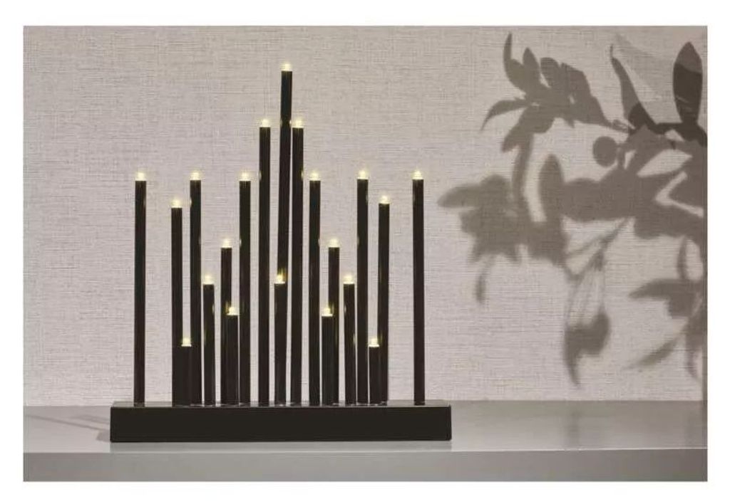 EMOS LED svícen černý, časovač DCAW04 | Kaufland.cz