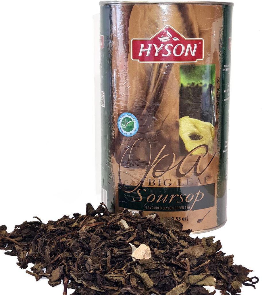 Hyson OPA Großblättrigern Gruener Tee Anoda Soursop 100 g