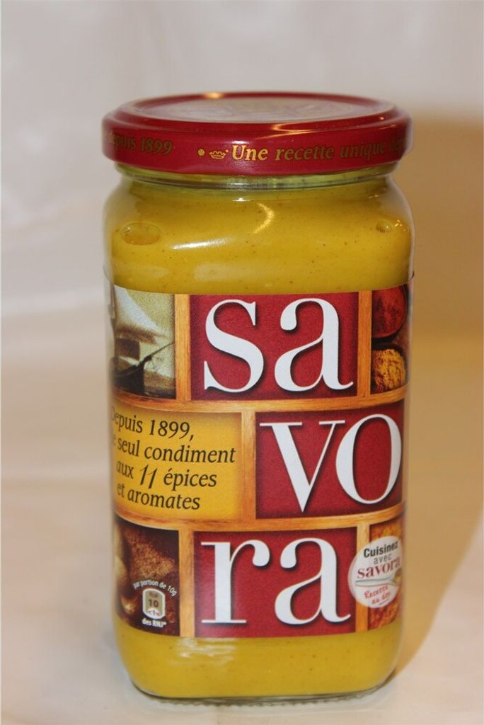 Savora Milder Senf: Französische Delikatesse im Glas