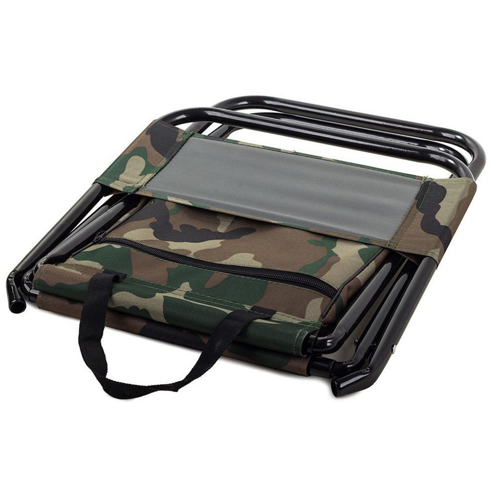 Skládací rybářská židle s taškou PIKE, hnědá | Kaufland.cz