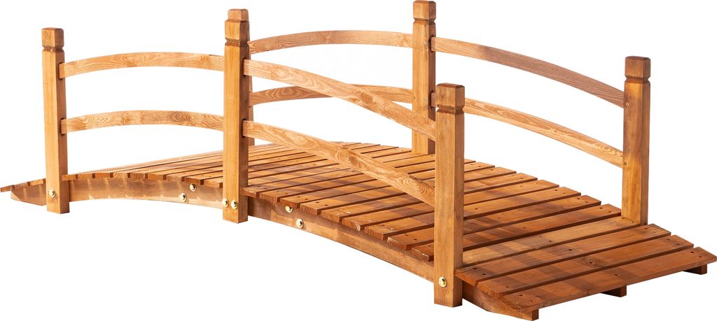 Outsunny zahradní most 1,85 m dřevěný most | Kaufland.cz