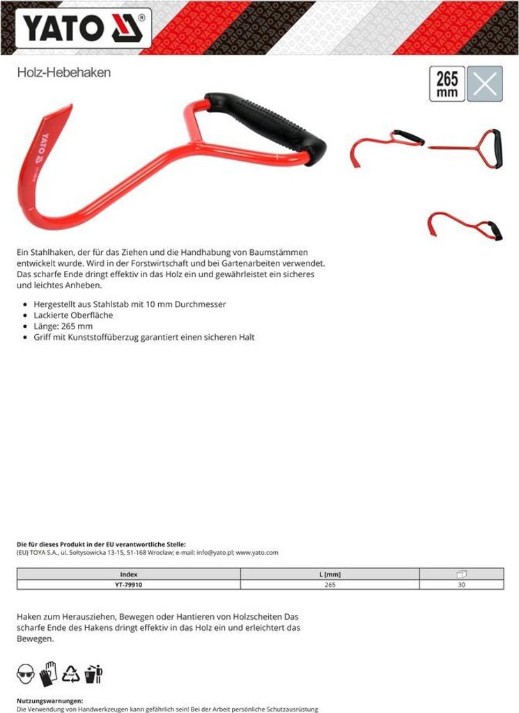 Yato-Haken Mit Griff FÜ R Die Handhabung | Kaufland.at