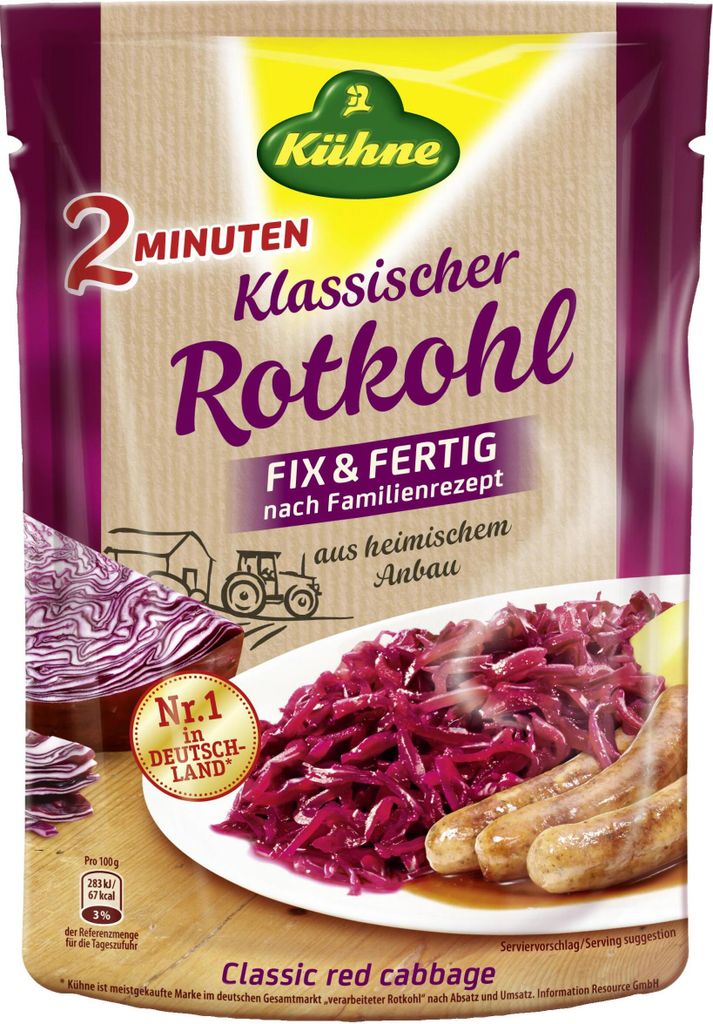 Kühne Rotkohl Fix & Fertig 400g | Kaufland.de