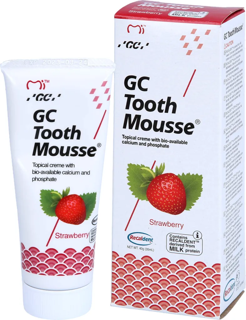 Offerta GC Tooth Mousse Fragola 40g - Prezzo Basso Crema Dentale
