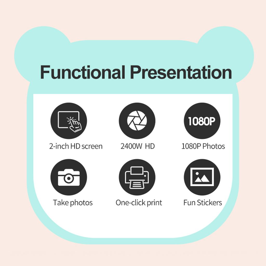 Dětská kamera, digitální kamera 1080P, | Kaufland.cz
