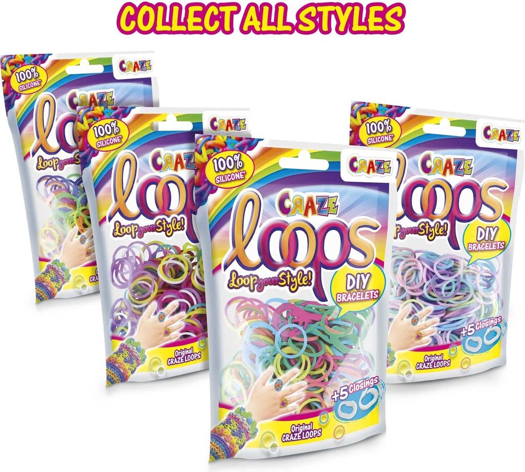 CRAZE LOOPS Folienpack 100 Stück sortiert | Kaufland.de