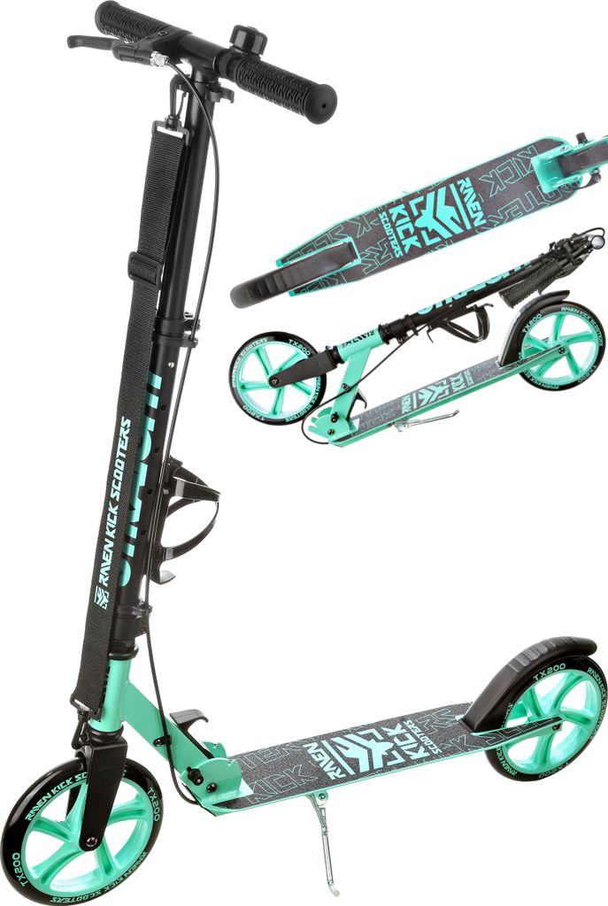 Raven Kick Scooter Straight Black/Mint 200mm | Kaufland.de