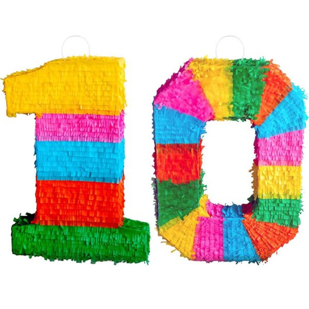 Pinata Zahl 10 bunt Scherzartikel | Kaufland.de