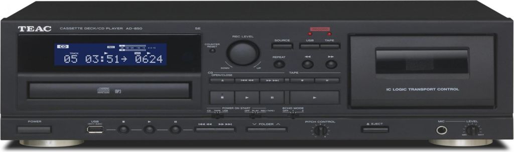 TEAC AD-850-SE/B CD-Player Persönlicher CD-Player Schwarz
