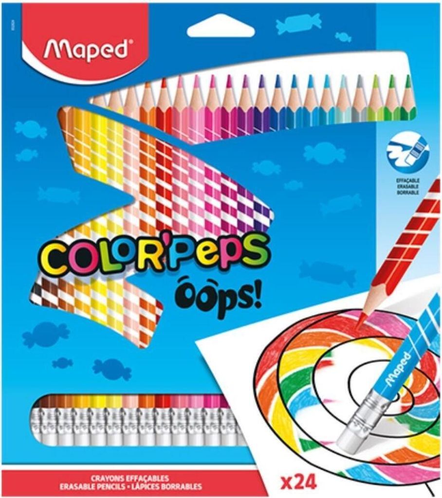 Pastelky Maped Color'Peps Oops 24 barev | Kaufland.cz