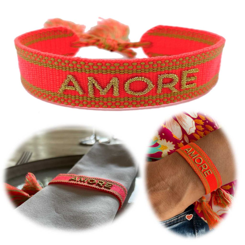 LS-LebenStil Canvas Statement Armband Amore | Kaufland.de